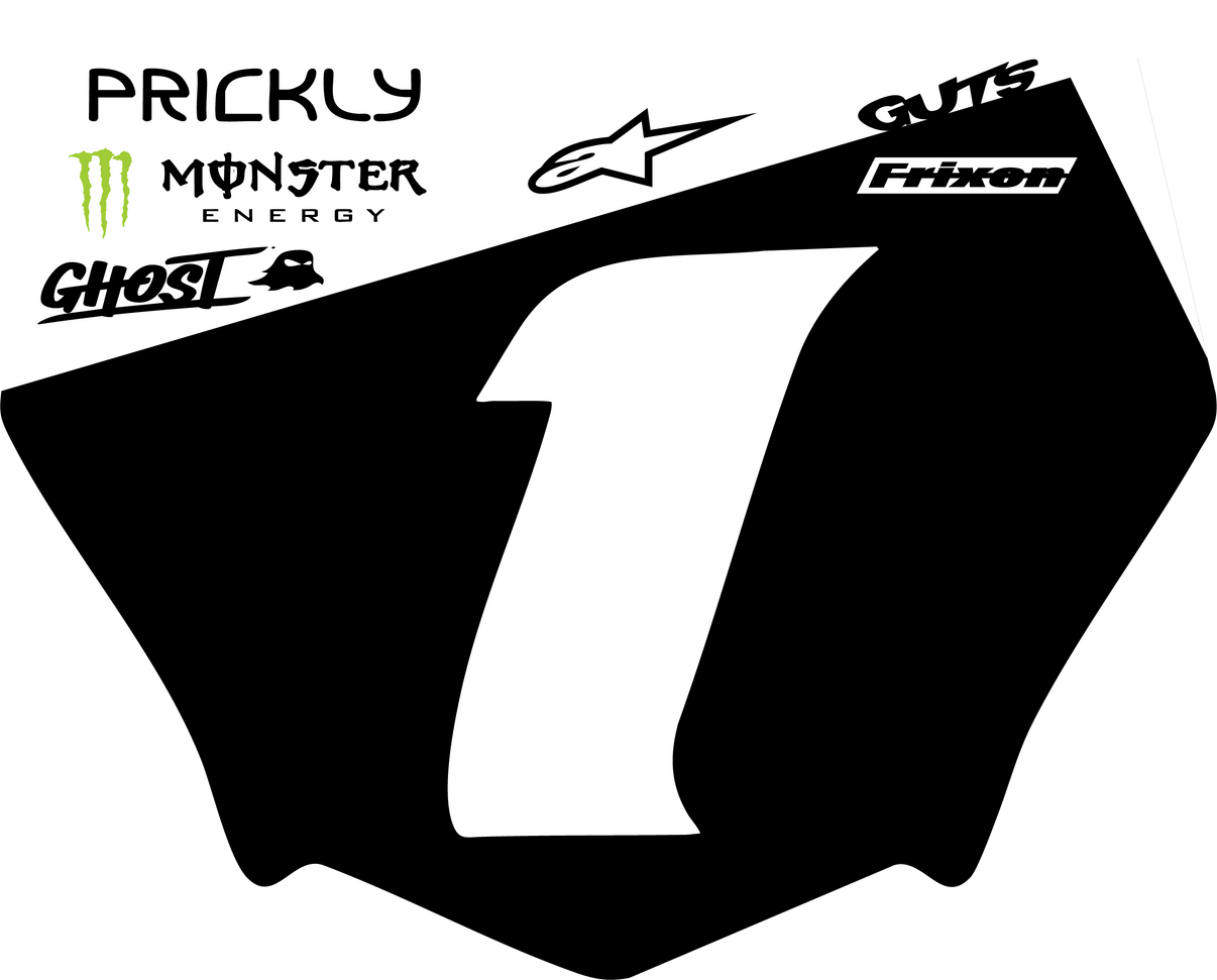 Frixon Custom Motocutz Number Plate